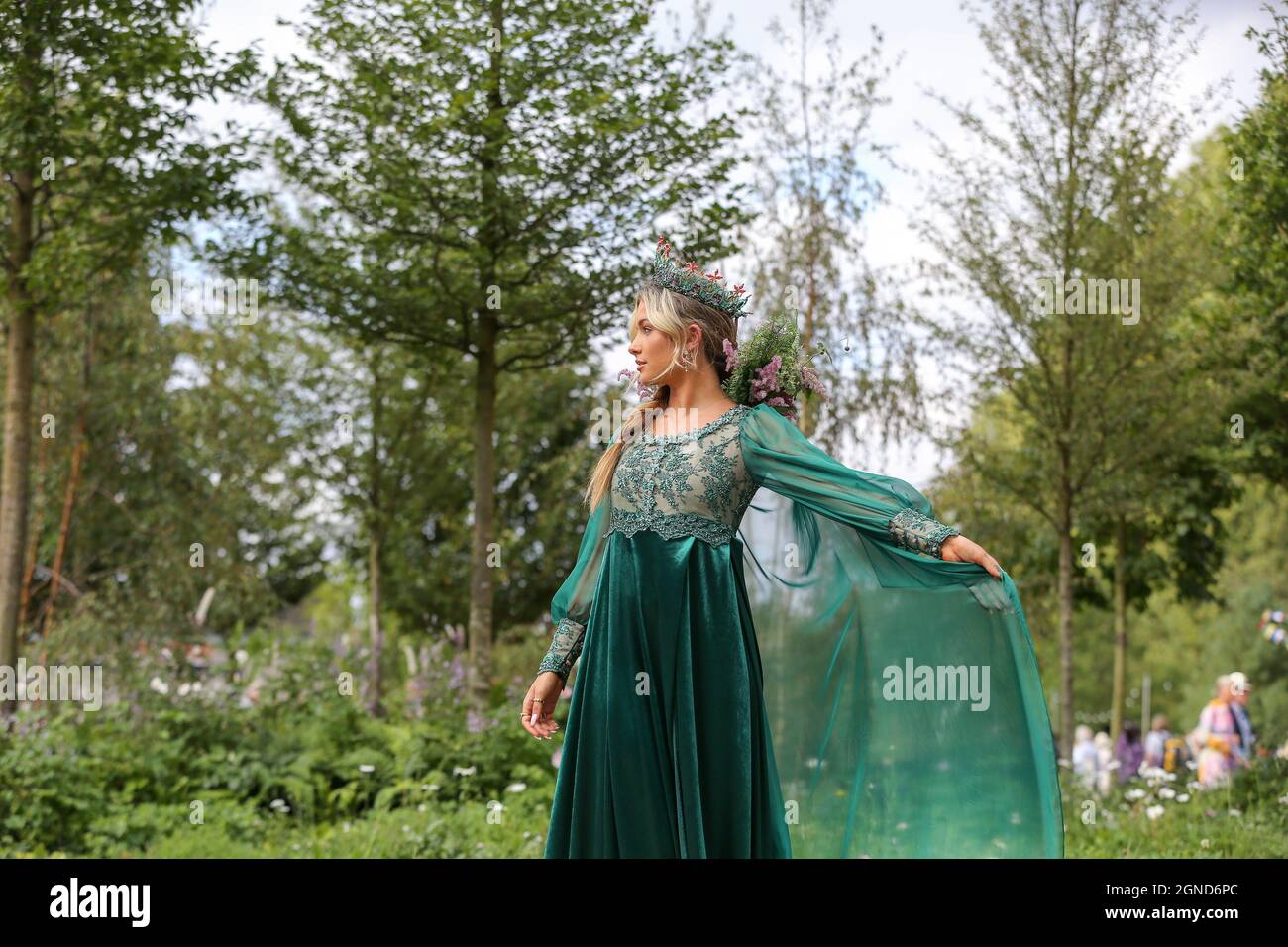 Model Lydia Butler representing The Mistress of Ural Mountains pictured ...
