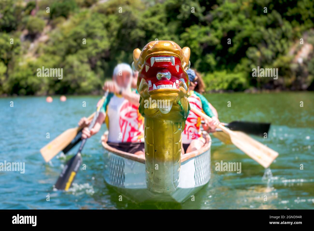 Dragon boat front on hi-res stock photography and images - Alamy