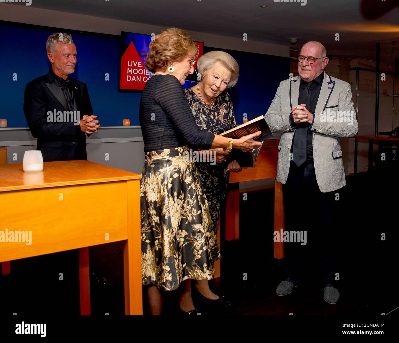 Princess Beatrix and her sister Princess Margriet attend the ...