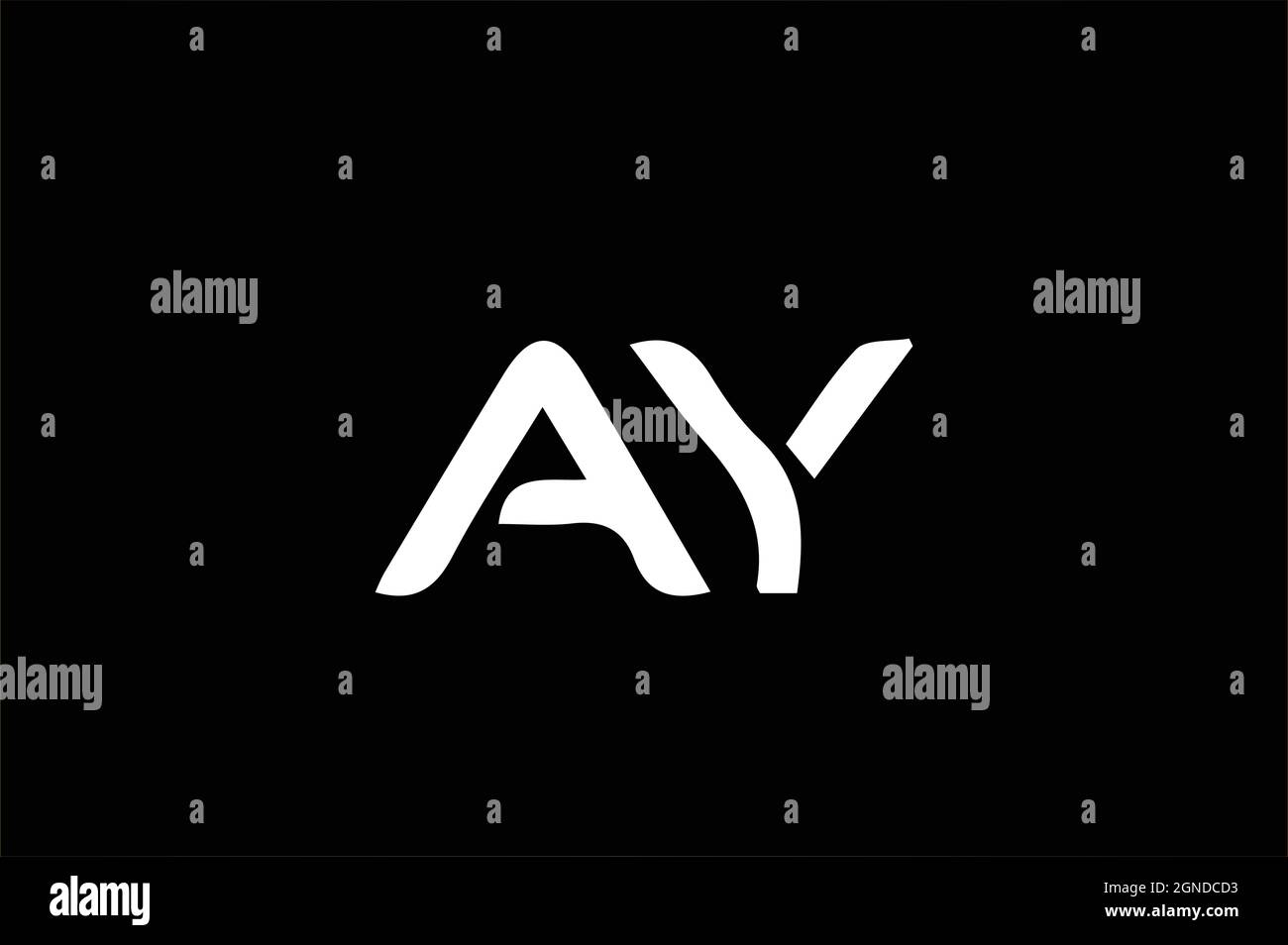 Ay logo design hi-res stock photography and images - Alamy
