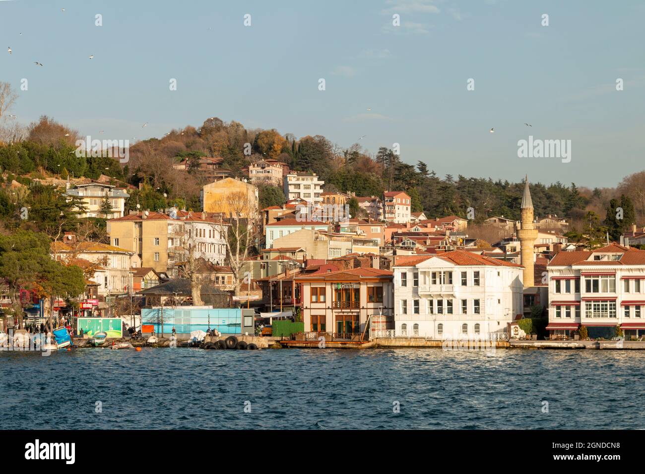 ISTANBUL, Turkey - November 30, 2020: View of historical houses from ...