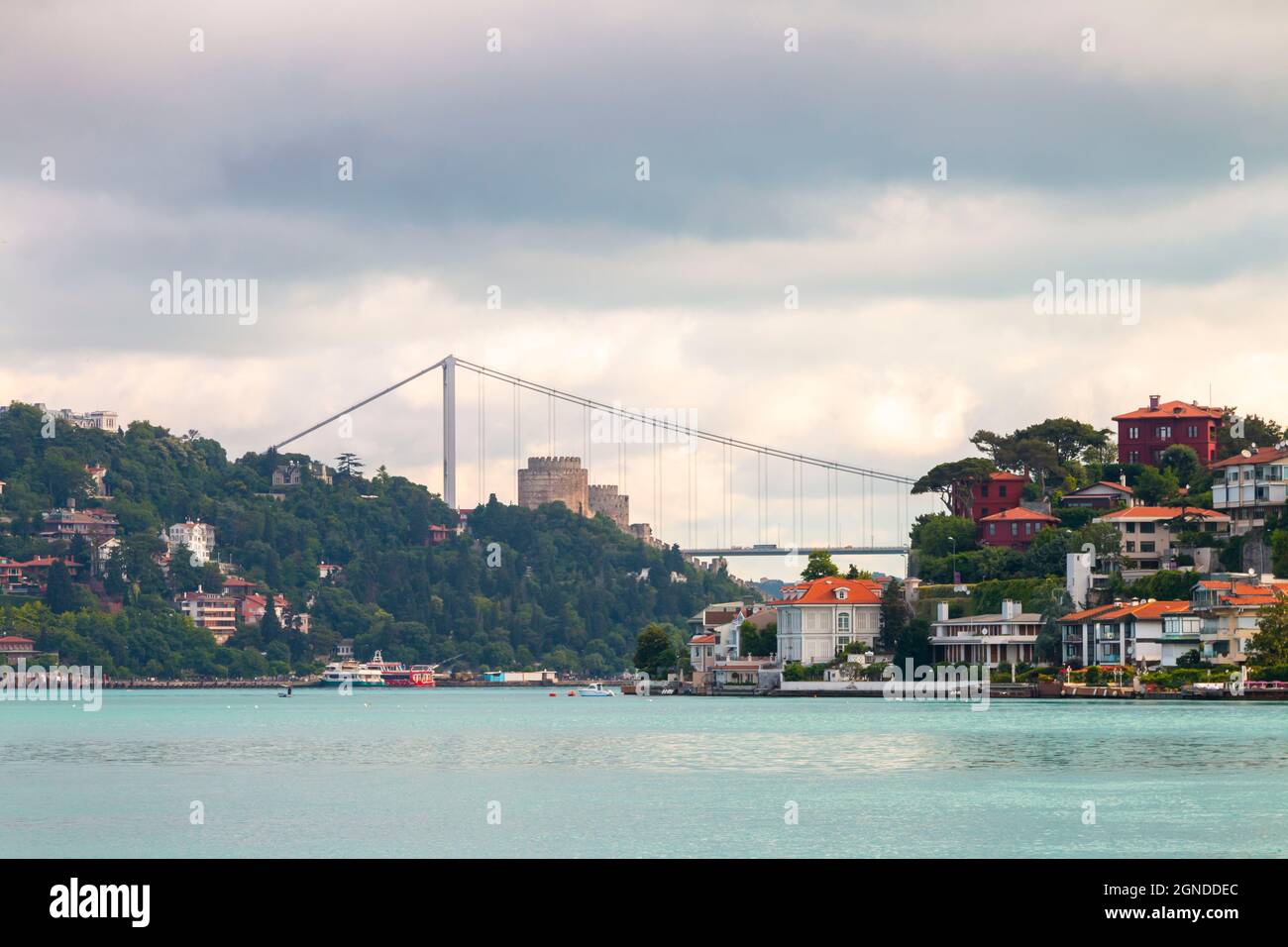 ISTANBUL, Turkey - November 30, 2020: View of historical houses from ...