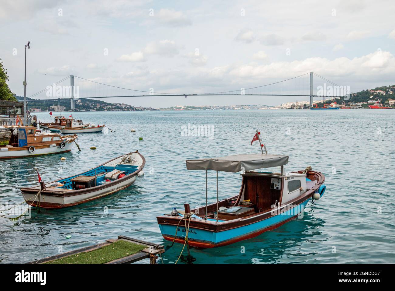 ISTANBUL, Turkey - November 30, 2020: View of historical houses from ...