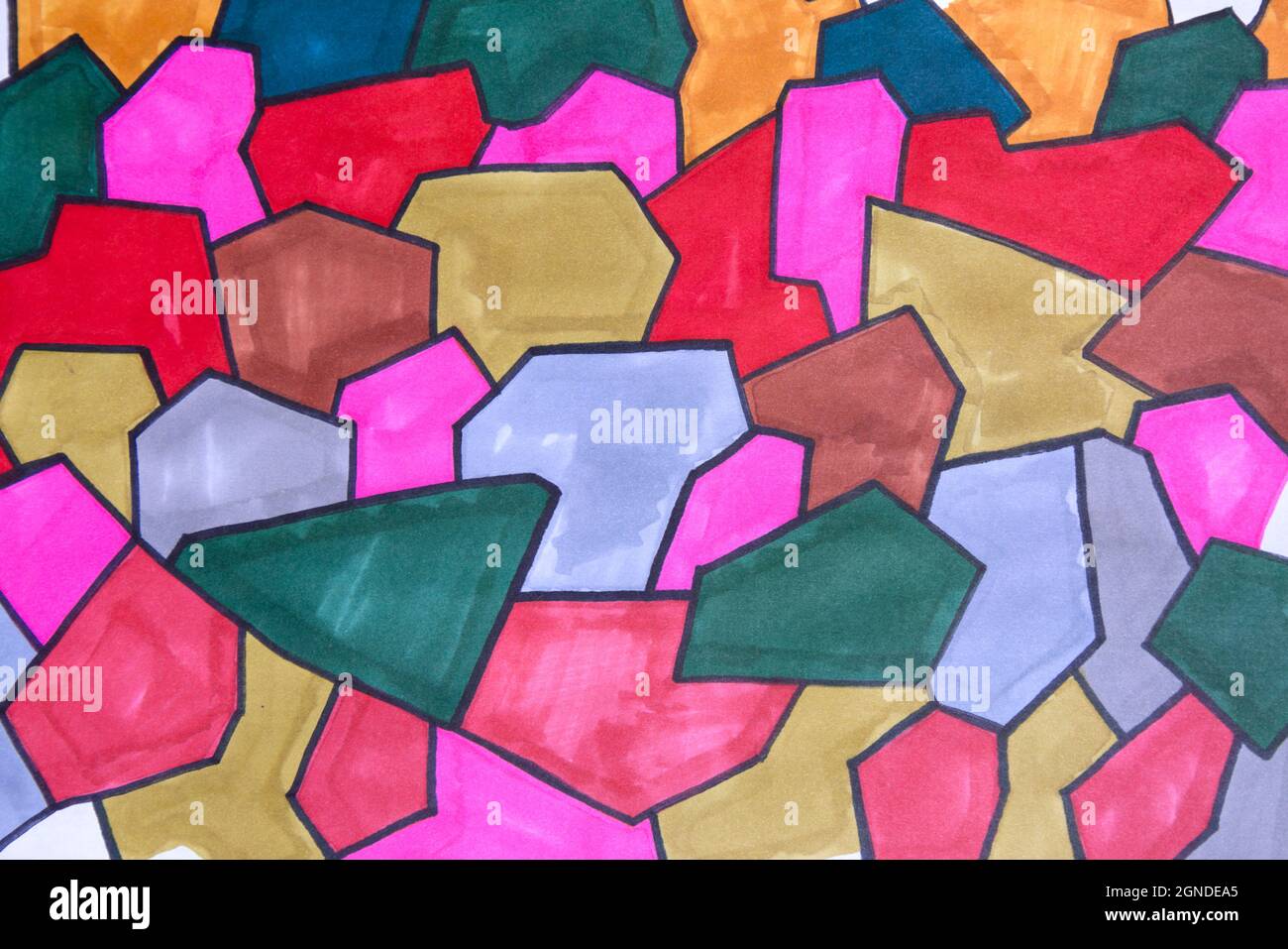 Abstract marker texture. Stock illustration Stock Photo - Alamy