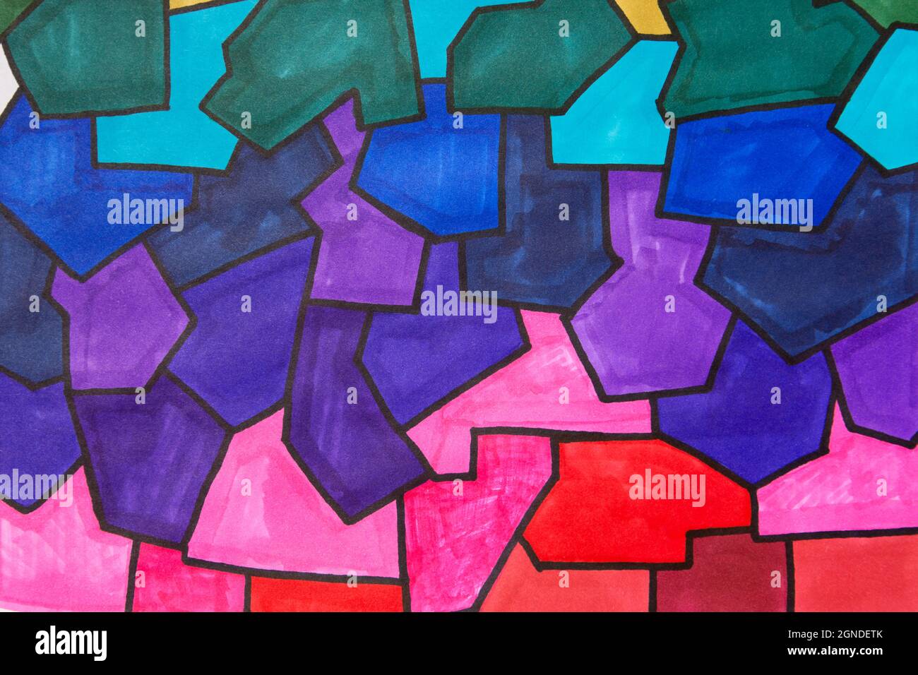 Gradient colorful background. Abstract marker texture Stock Photo - Alamy