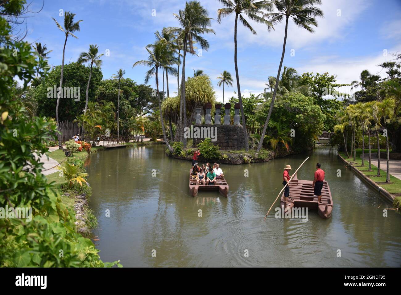 Oahu HI U.S.A. 6/3-4/2021. Polynesian Cultural Center. Opened 10/12 ...