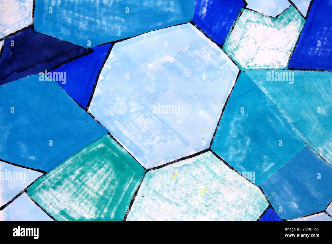 Blue background. Abstract marker texture Stock Photo - Alamy