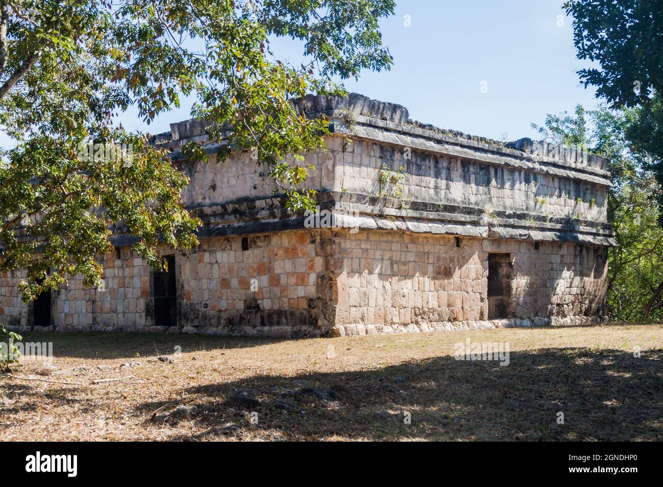 Akab Dzib building in ancient Mayan city Chichen Itza, Mexico Stock ...