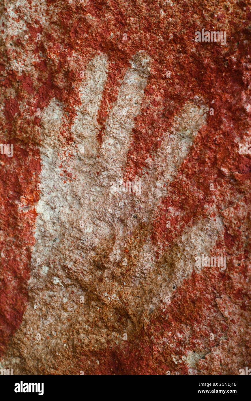 Cave of the Hands located in the southern province of Santa Cruz in the ...