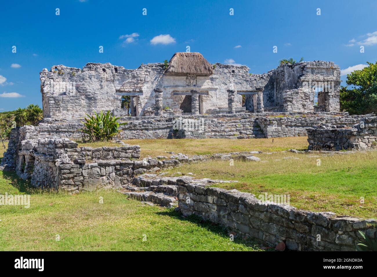 Ruins of the ancient Maya city Tulum, Mexico Stock Photo - Alamy