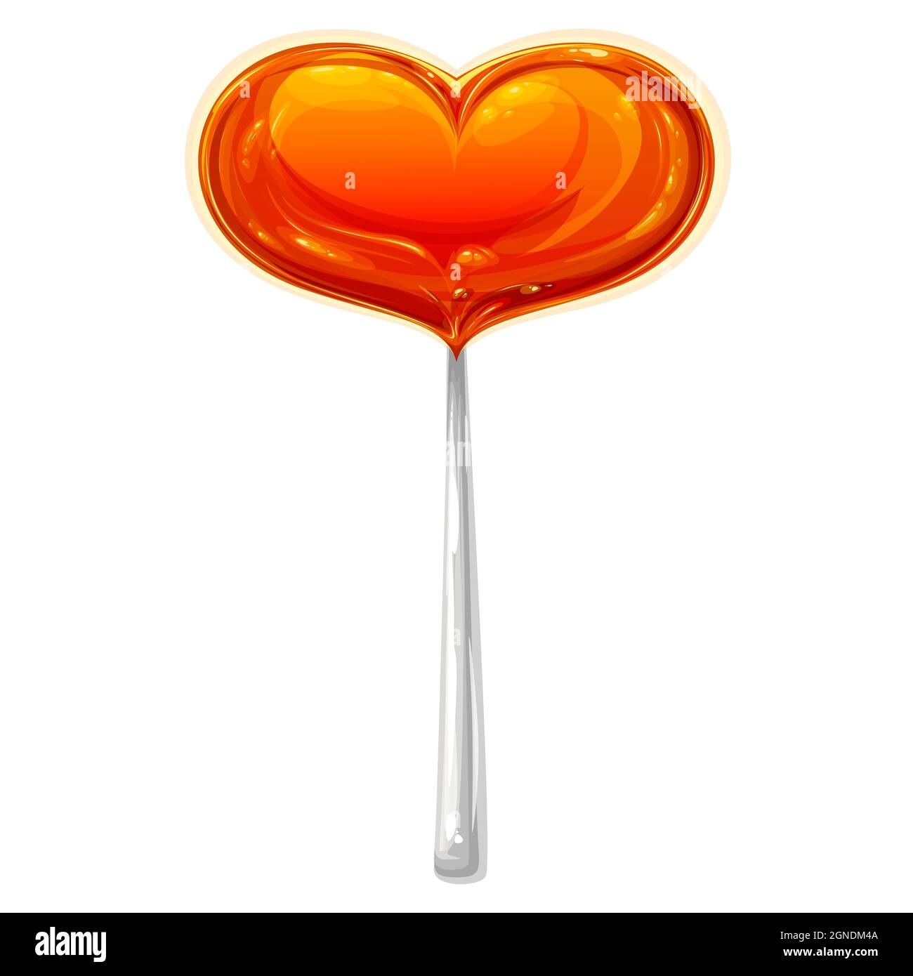 A beautiful and delicious candy heart Stock Photo - Alamy