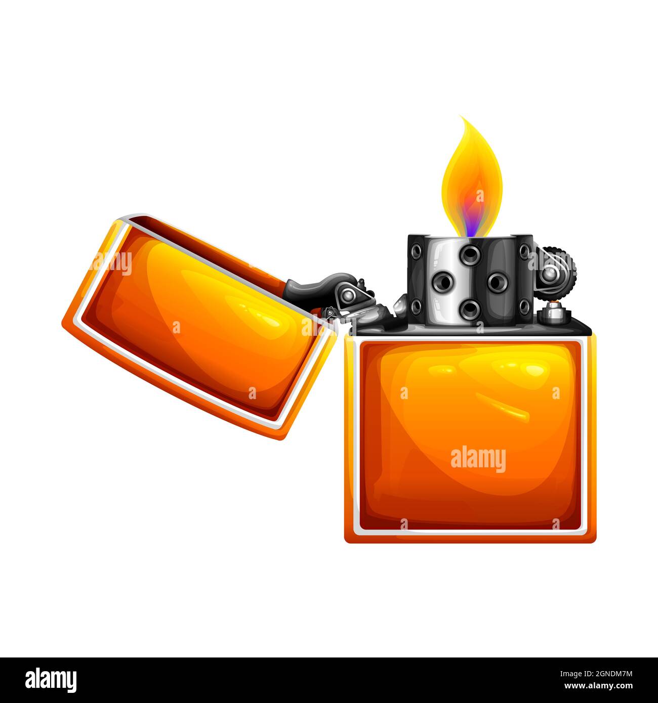 Open lighter Cut Out Stock Images & Pictures - Alamy