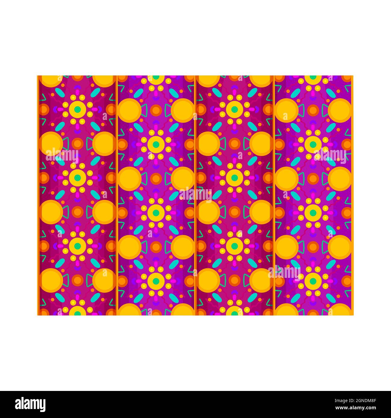 Beautiful and creative very colorful pattern design Stock Photo - Alamy