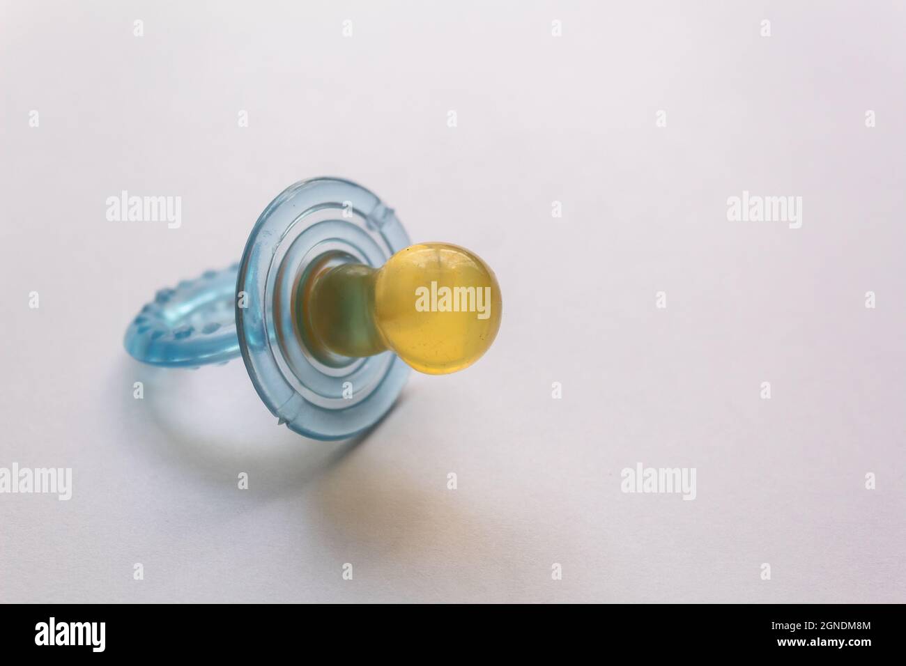 baby pacifier on a white background, newborn concept Stock Photo - Alamy