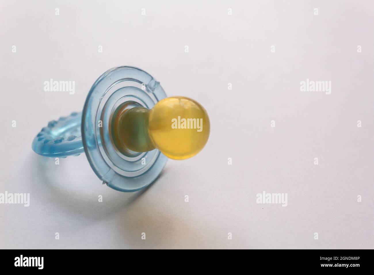 baby pacifier on a white background, newborn concept Stock Photo - Alamy