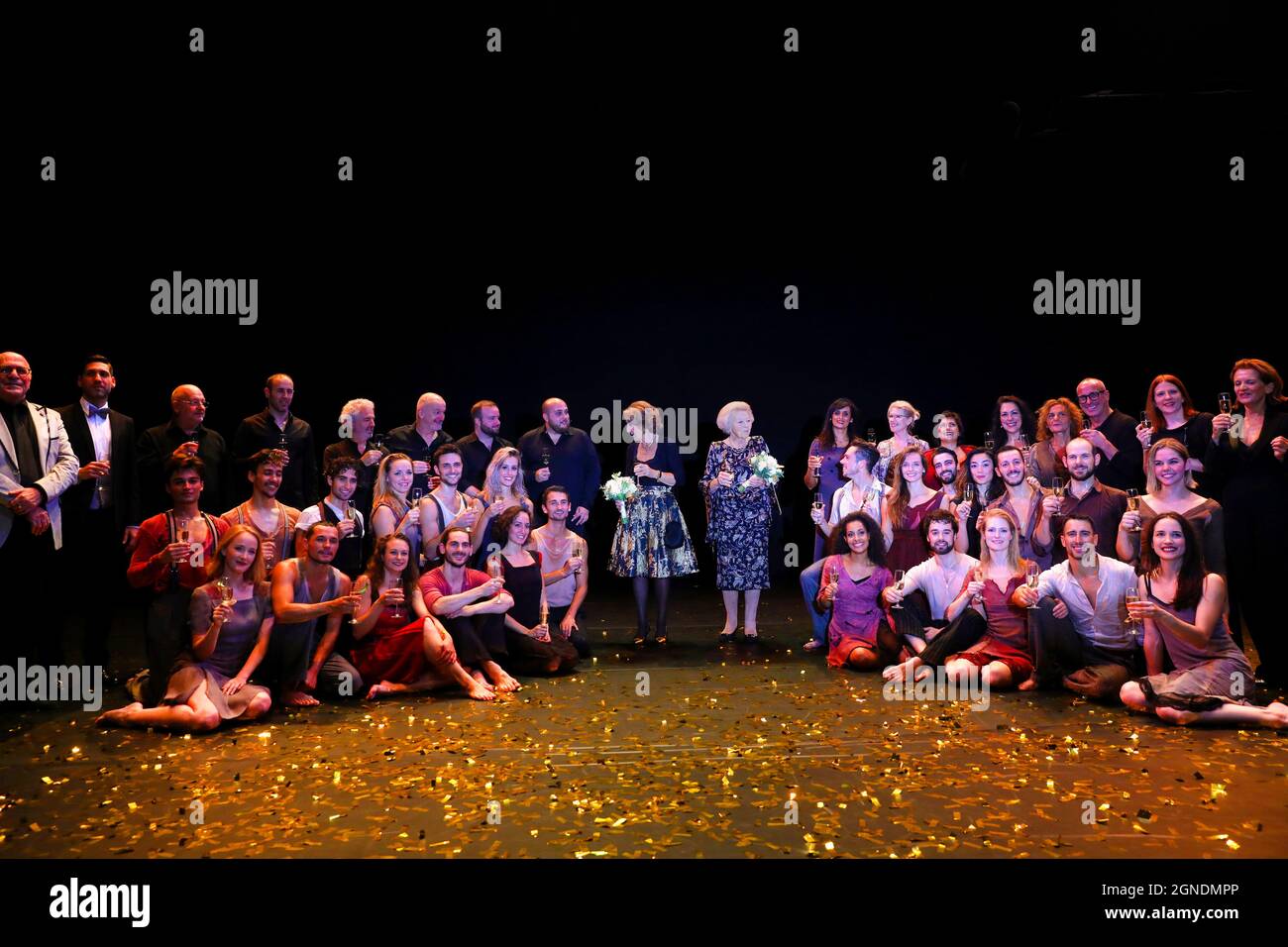 Princess Beatrix and her sister Princess Margriet attend the ...