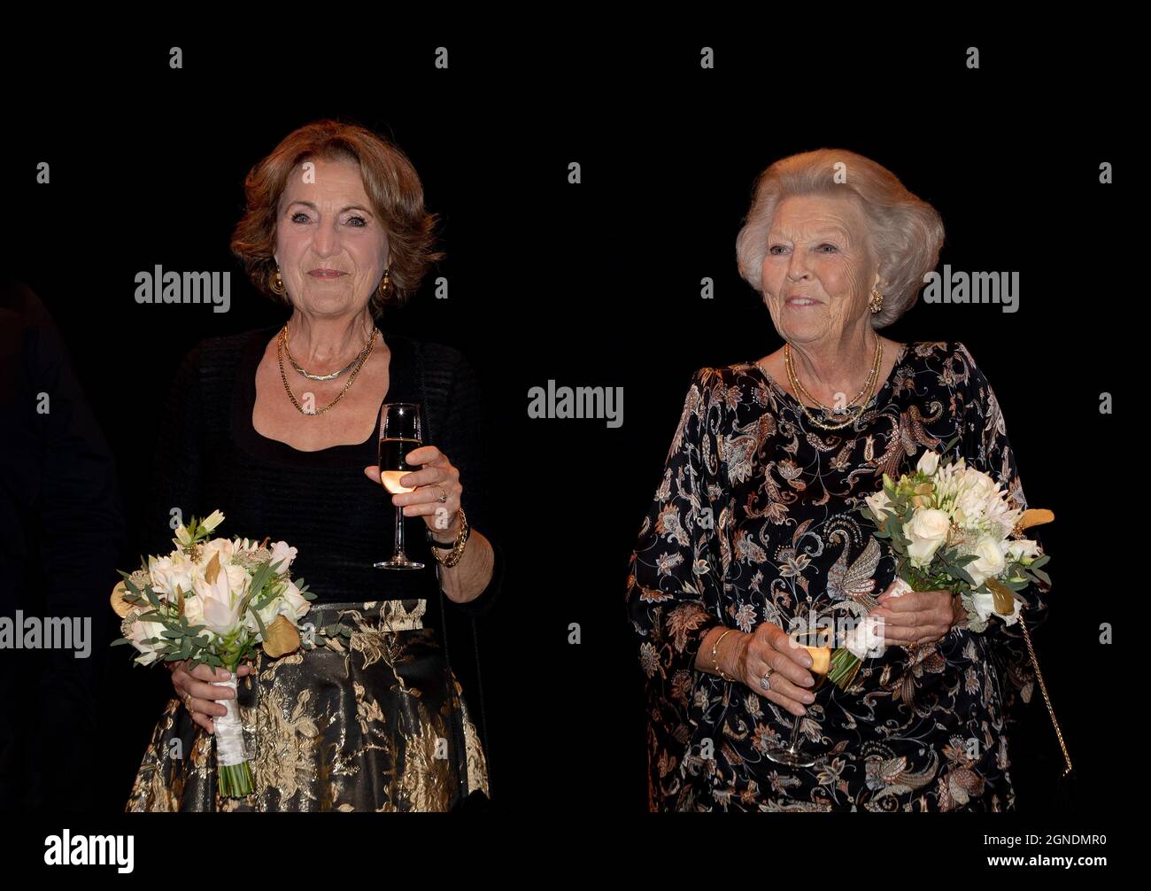 Princess Beatrix and her sister Princess Margriet attend the ...