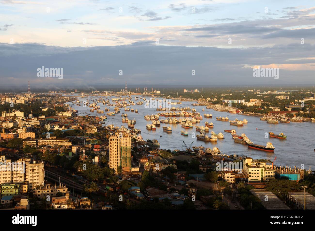 Chittagong Port (officially Chattogram) Bangladesh 07 Spptember 2021 ...