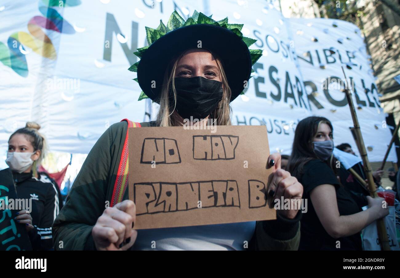 Buenos Aires, Argentina. 24th Sep, 2021. Environmental groups and self ...