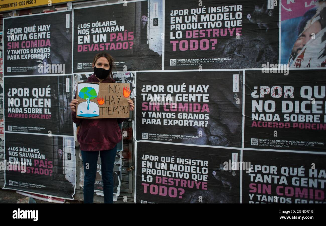 Buenos Aires, Argentina. 24th Sep, 2021. Environmental groups and self ...