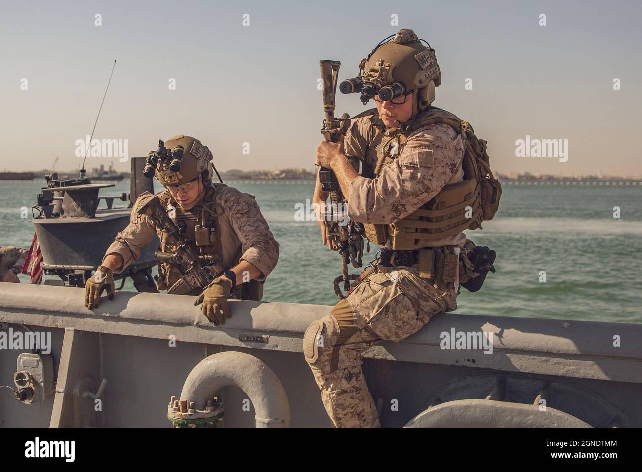 NAVAL SUPPORT ACTIVITY BAHRAIN (Sept. 22, 2021) – Marines assigned to ...
