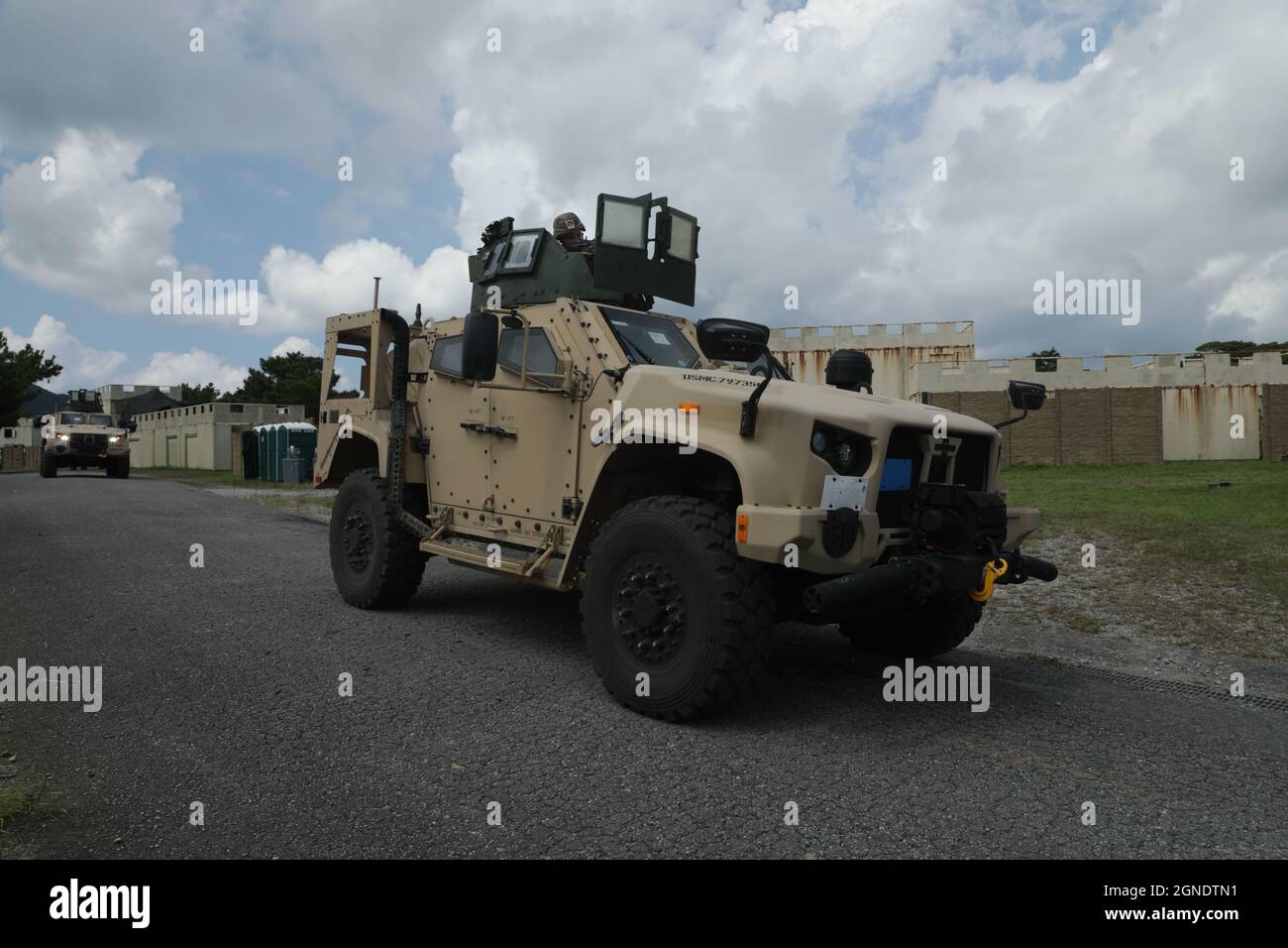 U.S. Marines with Motor Transportation Company, Combat Logistics ...