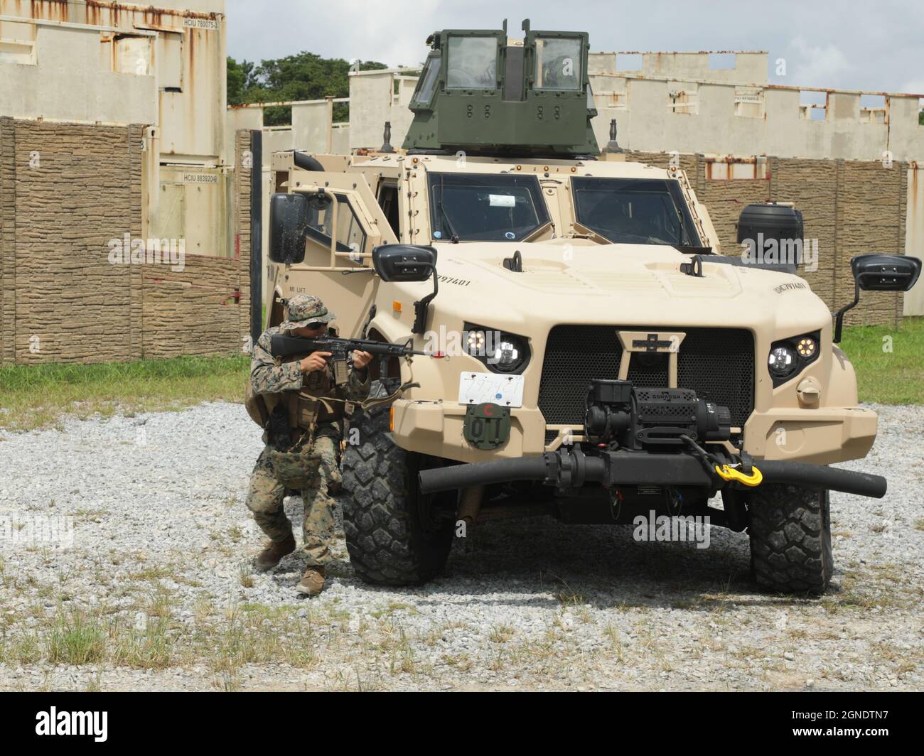 U.S. Marine Corps 2nd Lt. Martin Kern, with Motor Transportation ...