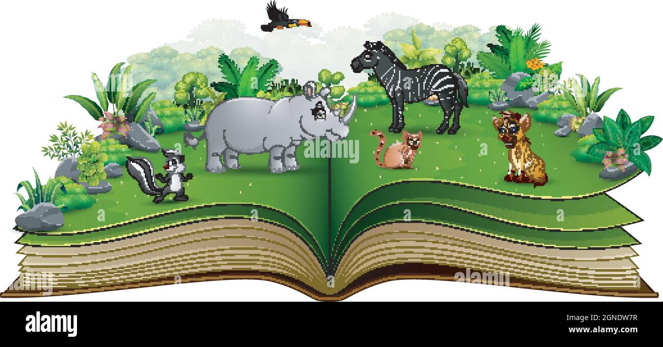 Safari park open zoo Stock Vector Images - Alamy