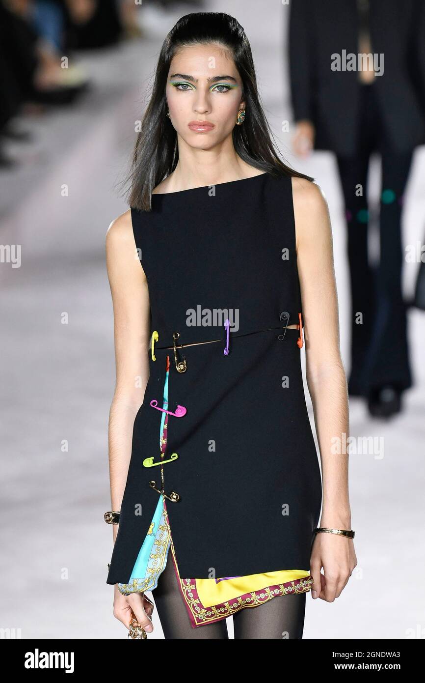 VERSACE SS22 runway during Milan Fashion Week on September 2021 - Milan ...