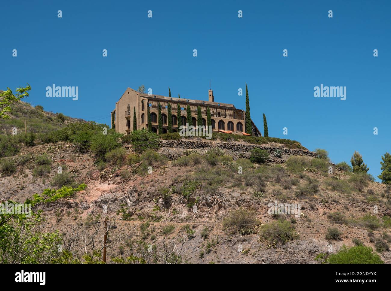 Douglas Mansion, a historic building in Jerome, Arizona Stock Photo - Alamy