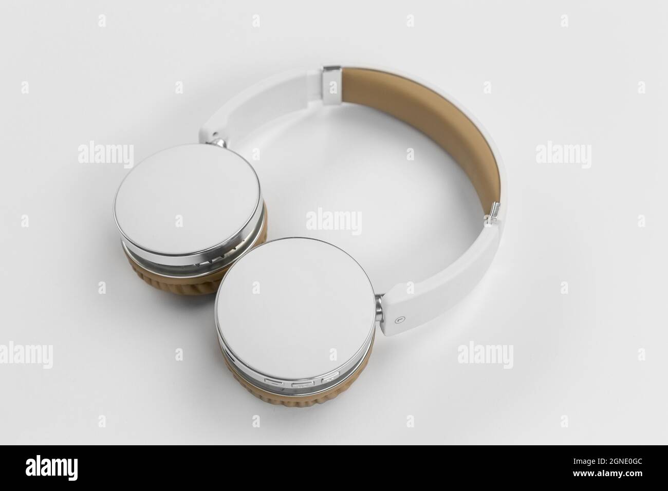 high angle headphones white background. High quality and resolution ...