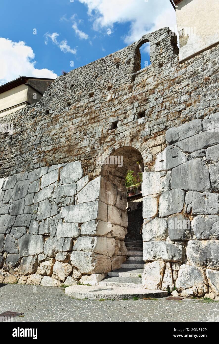 Ancient town of Ferentino , Italy , Porta Sanguinaria ,Blood Gate ...