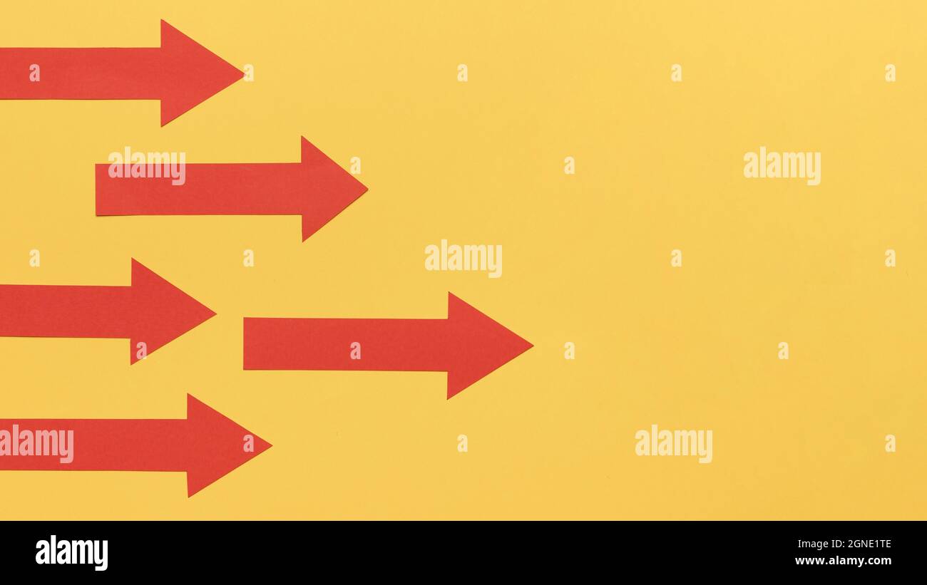 goal direction pointed by arrows. High quality and resolution beautiful ...