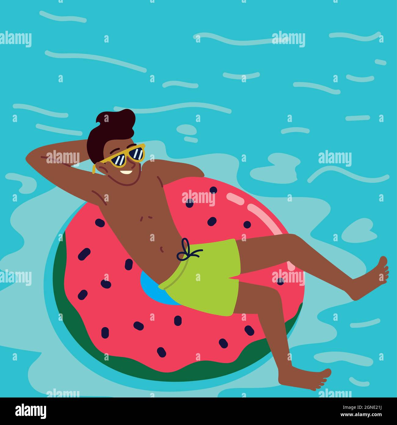 man character relaxing Stock Vector Image & Art - Alamy
