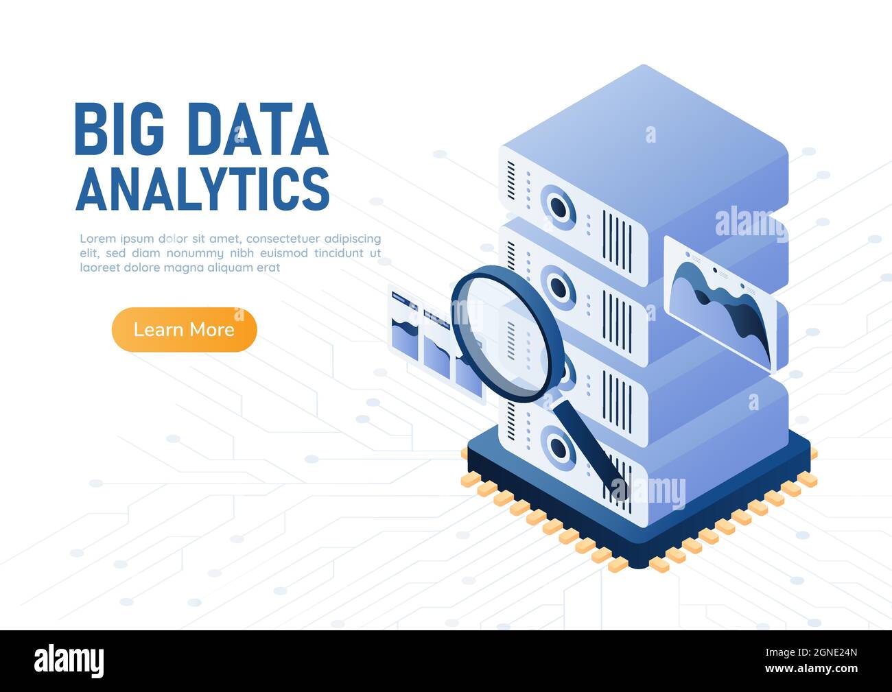 Futuristic server Stock Vector Images - Alamy