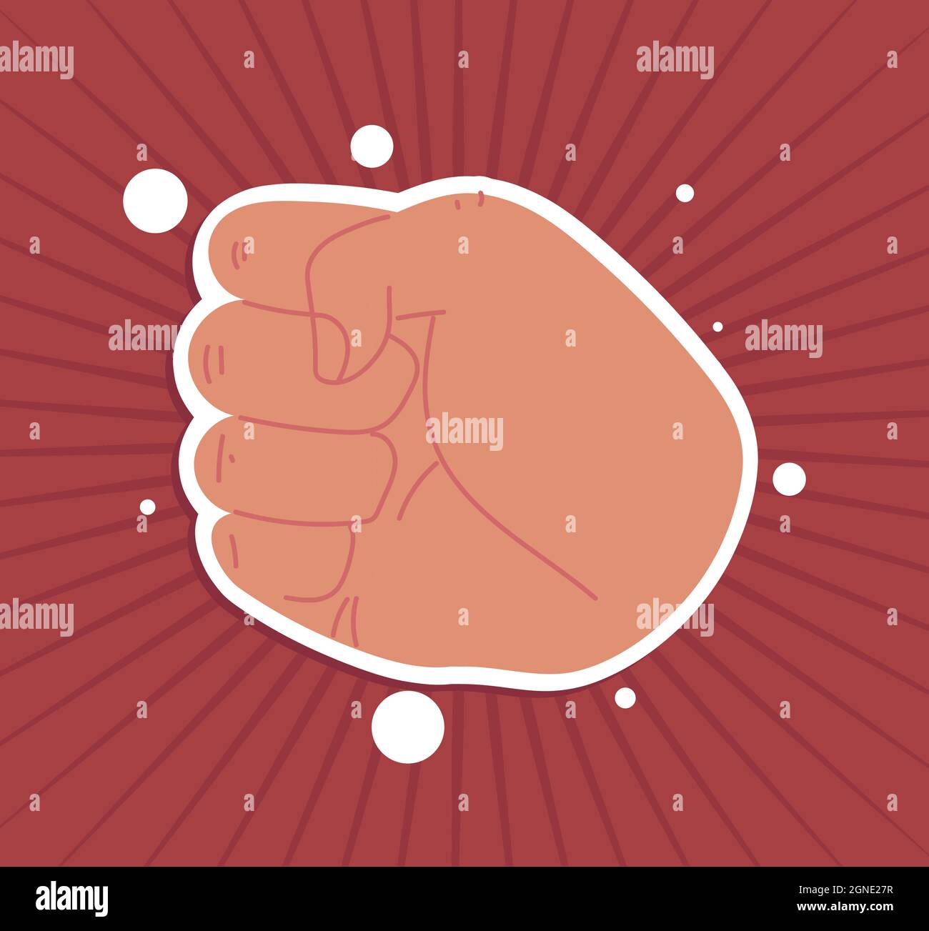 fist hand cartoon Stock Vector Image & Art - Alamy