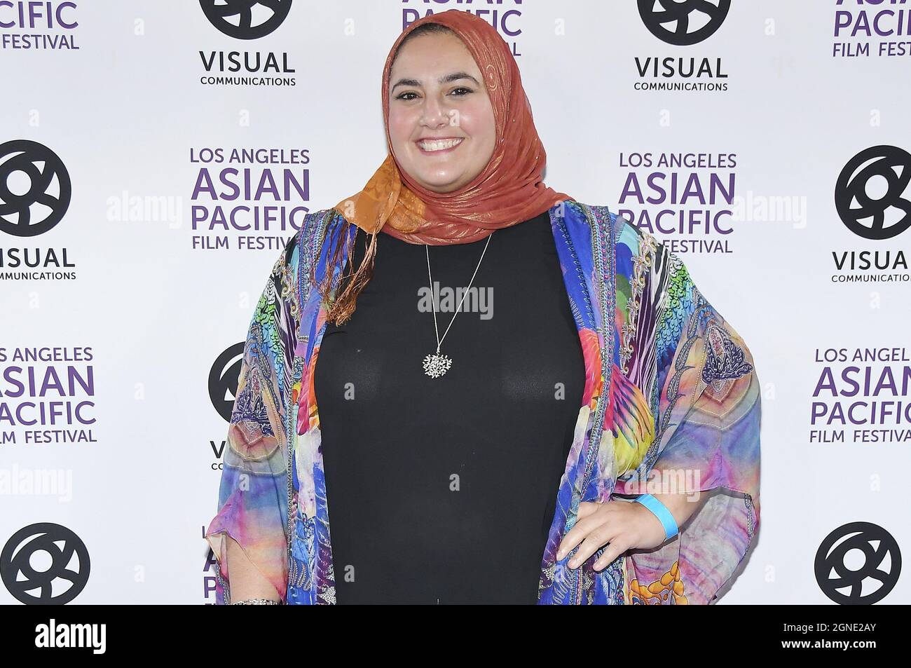 Los Angeles, USA. 24th Sep, 2021. Muslim Filmmaker Iman Zawahry arrives ...