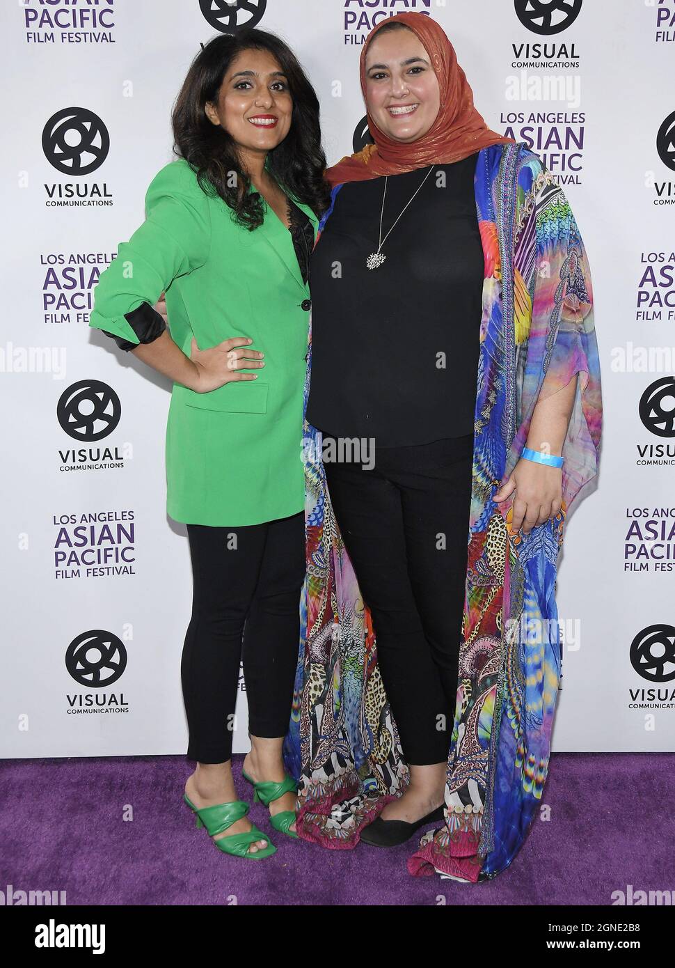 Los Angeles, USA. 24th Sep, 2021. (L-R) Actress/Writer Aizzah Fatima ...