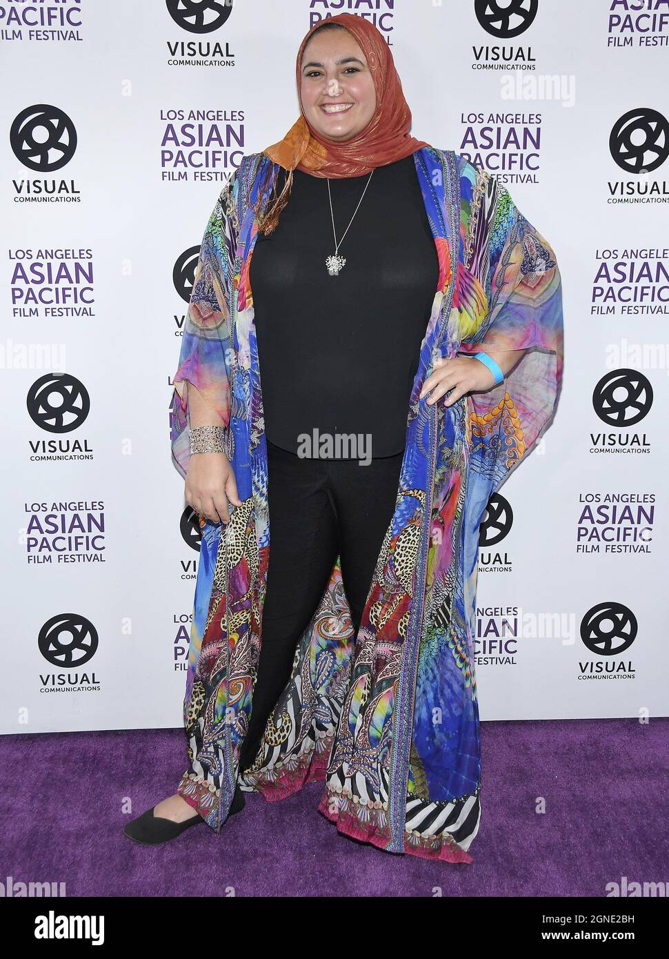 Los Angeles, USA. 24th Sep, 2021. Muslim Filmmaker Iman Zawahry arrives ...