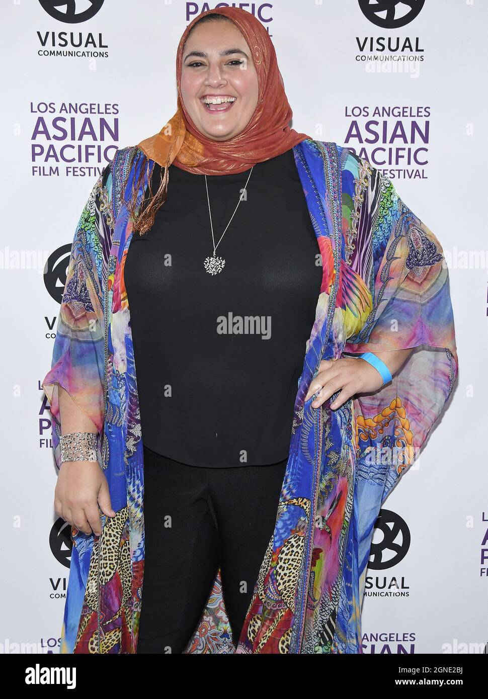 Los Angeles, USA. 24th Sep, 2021. Muslim Filmmaker Iman Zawahry arrives ...