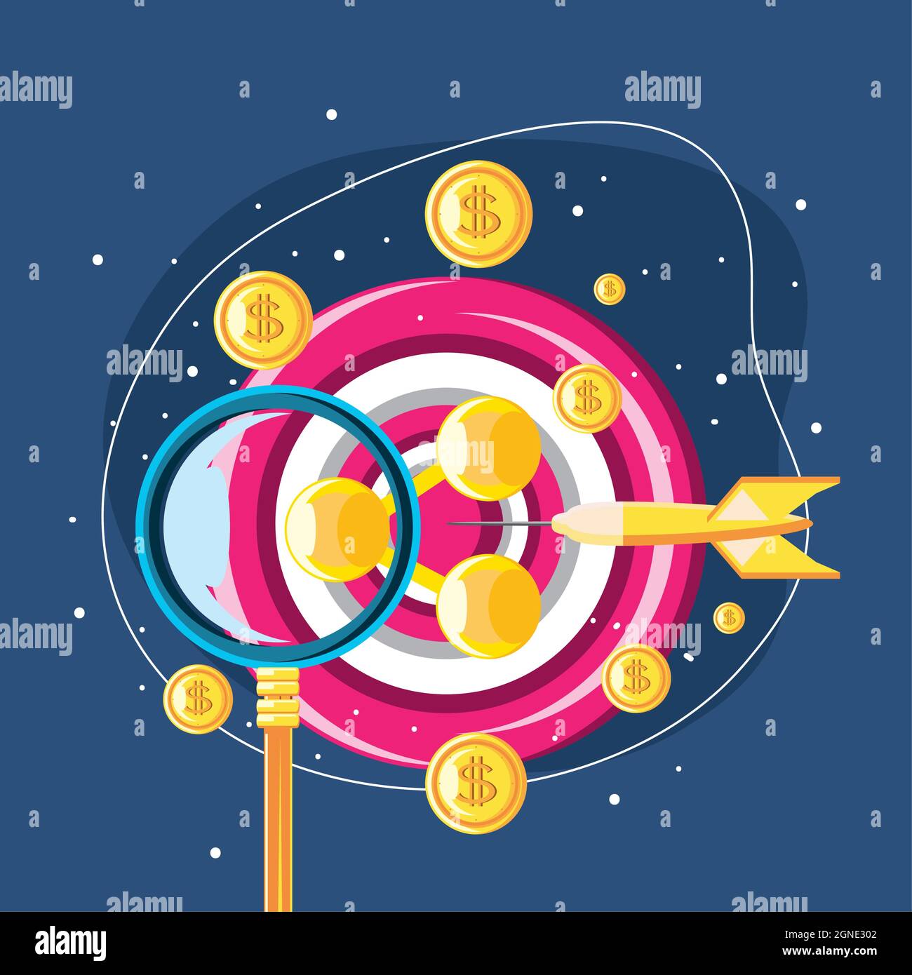 marketing strategy and share Stock Vector Image & Art - Alamy