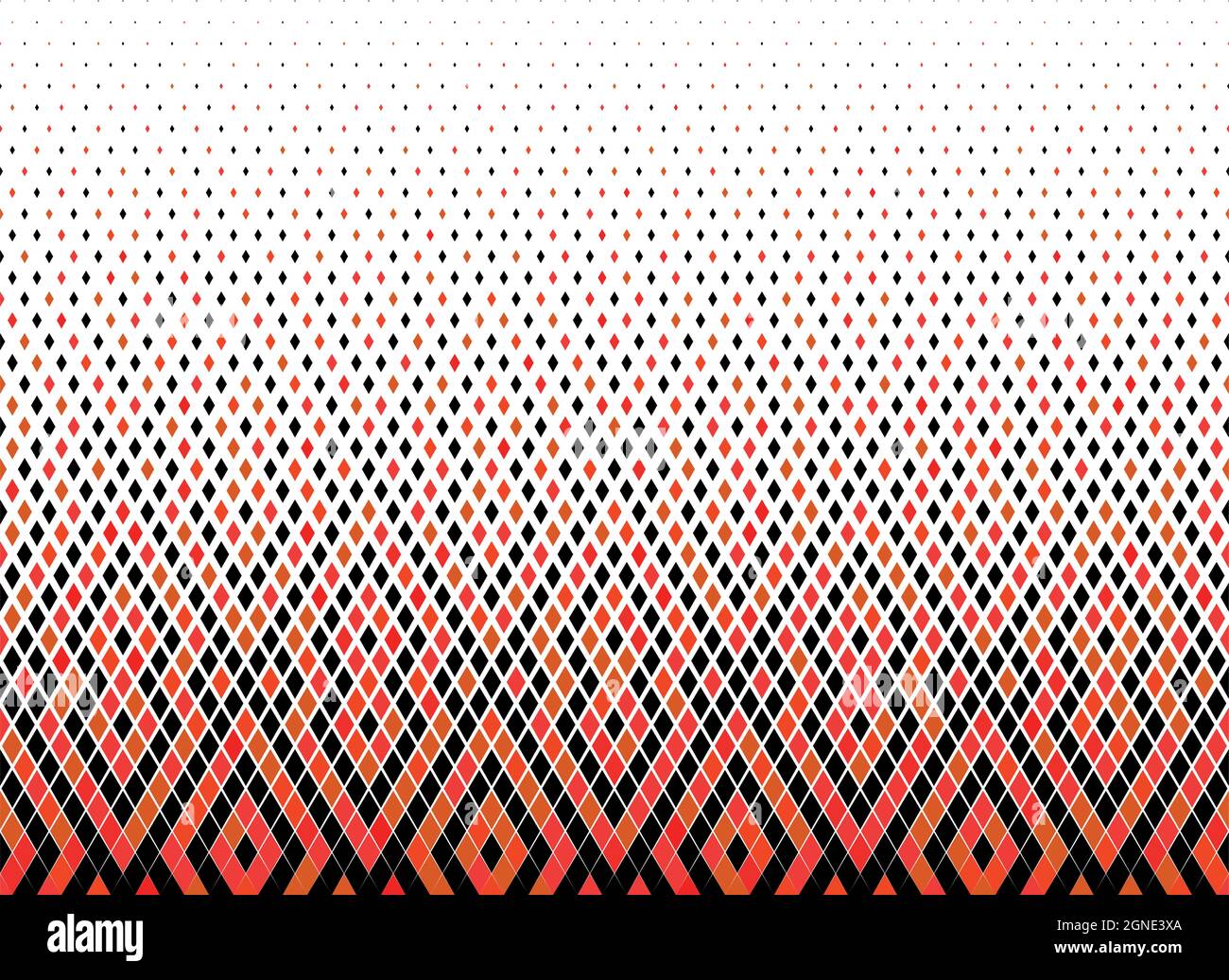 Halftone vector background.Filled with colored diamonds .Long fade out ...