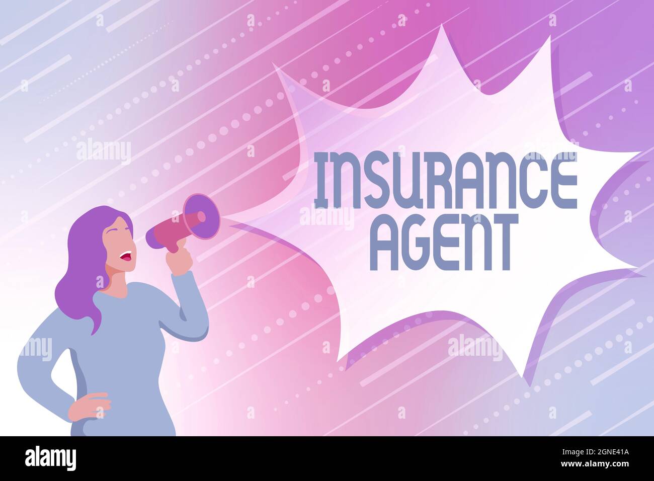 Hand writing sign Insurance Agent. Business idea person who works in an ...