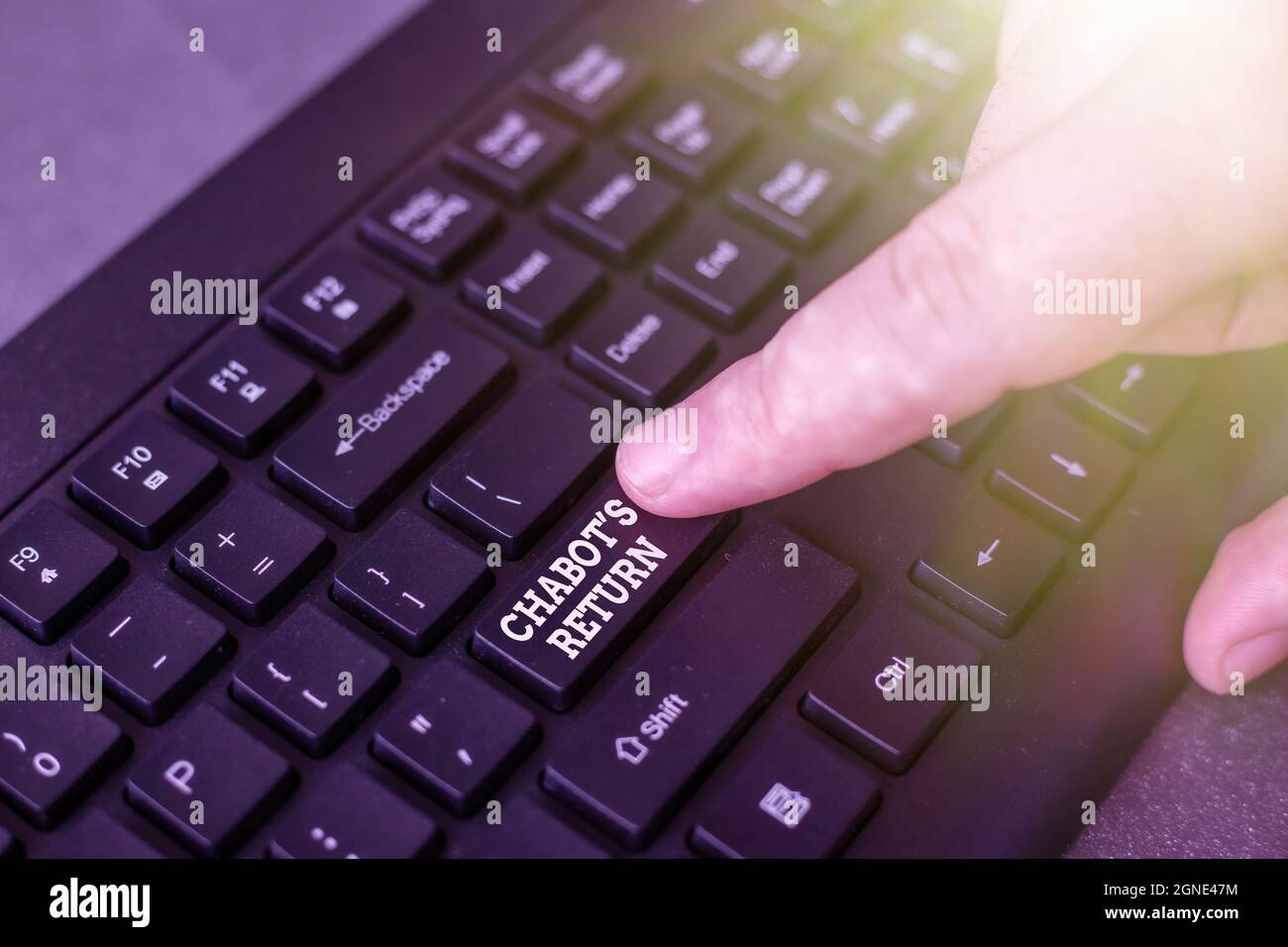 Conceptual display Chabot S Return. Conceptual photo the come back of ...