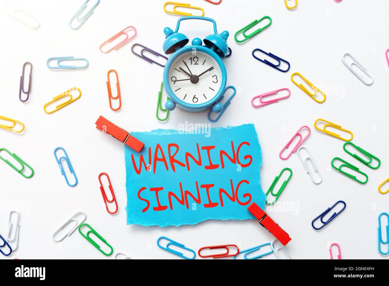 Sign displaying Warning Sinning. Conceptual photo stop the action which ... Sign displaying Warning Sinning. Conceptual photo stop the action which ...