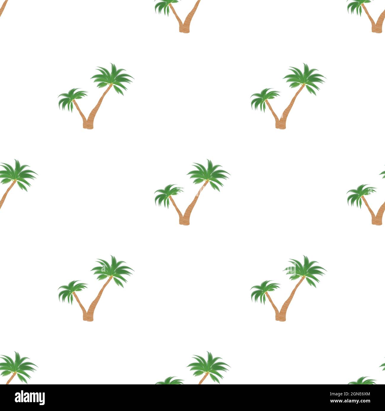 Two palm trees pattern seamless background texture repeat wallpaper ...
