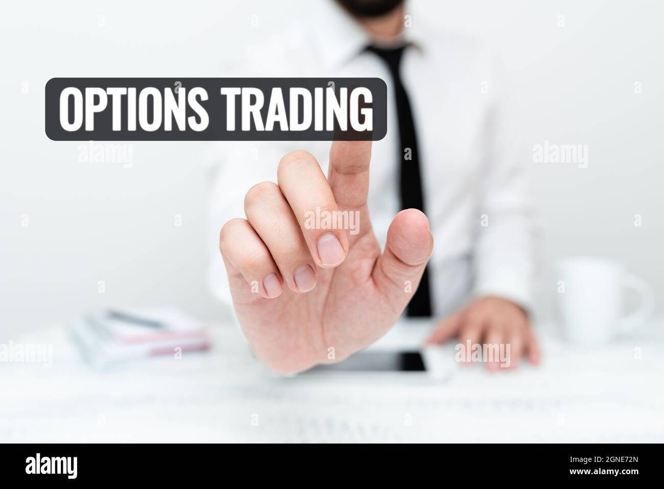 Text caption presenting Options Trading. Conceptual photo Different ...