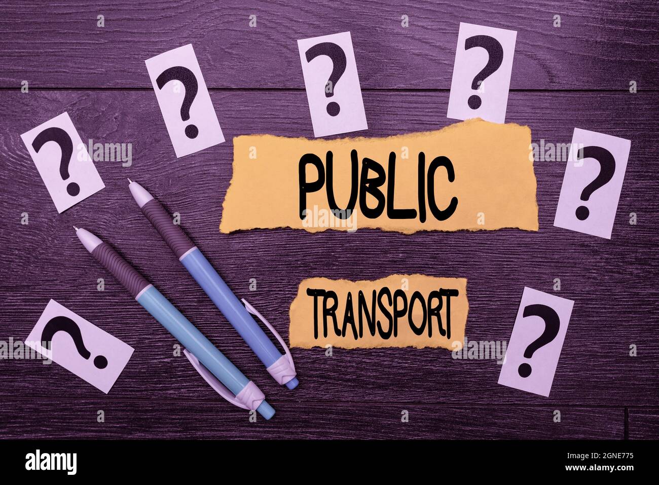 Sign displaying Public Transport. Concept meaning transport of ...