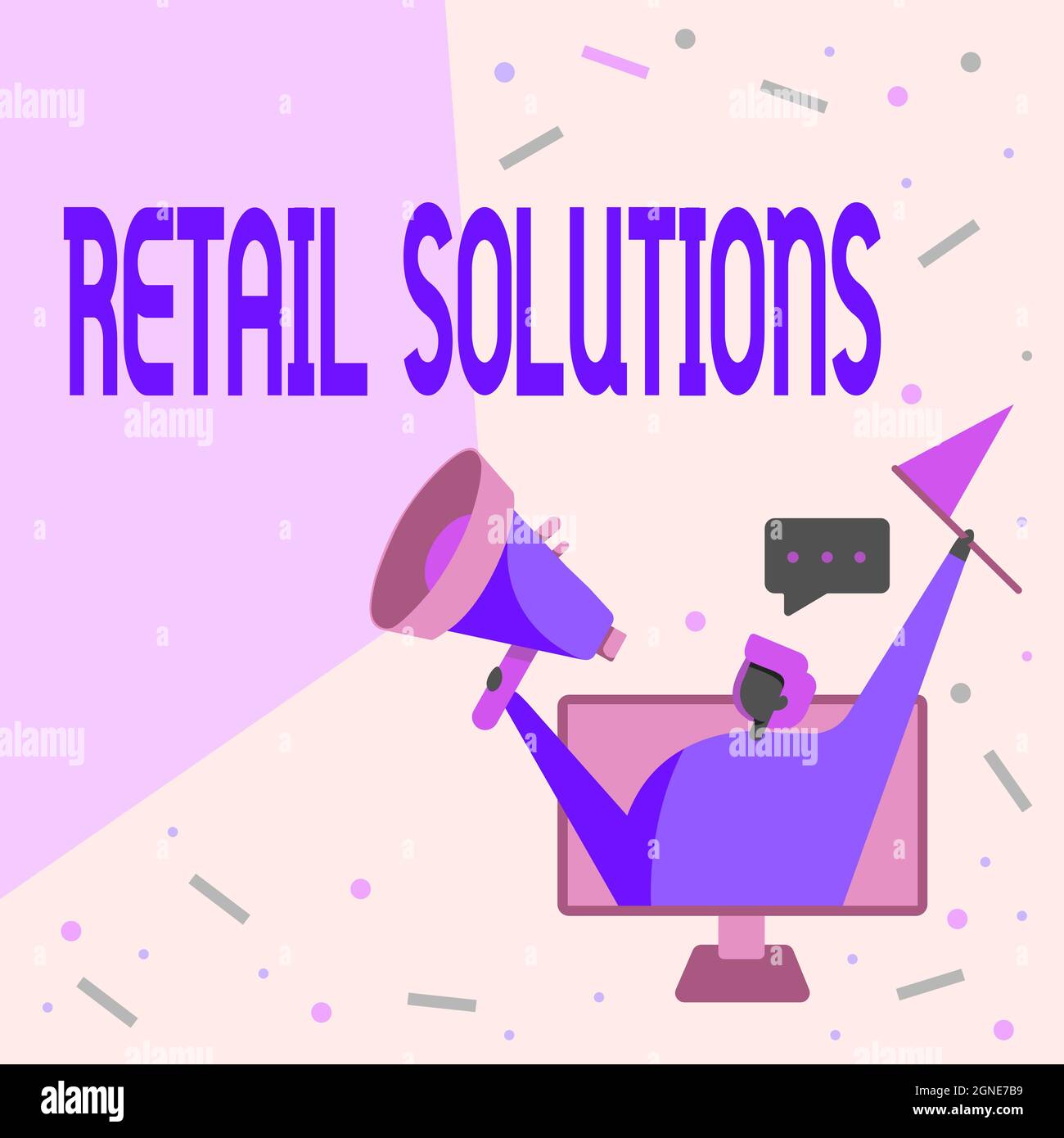 Handwriting Text Retail Solutions Word Written On Process Of Promoting Greater Sale And