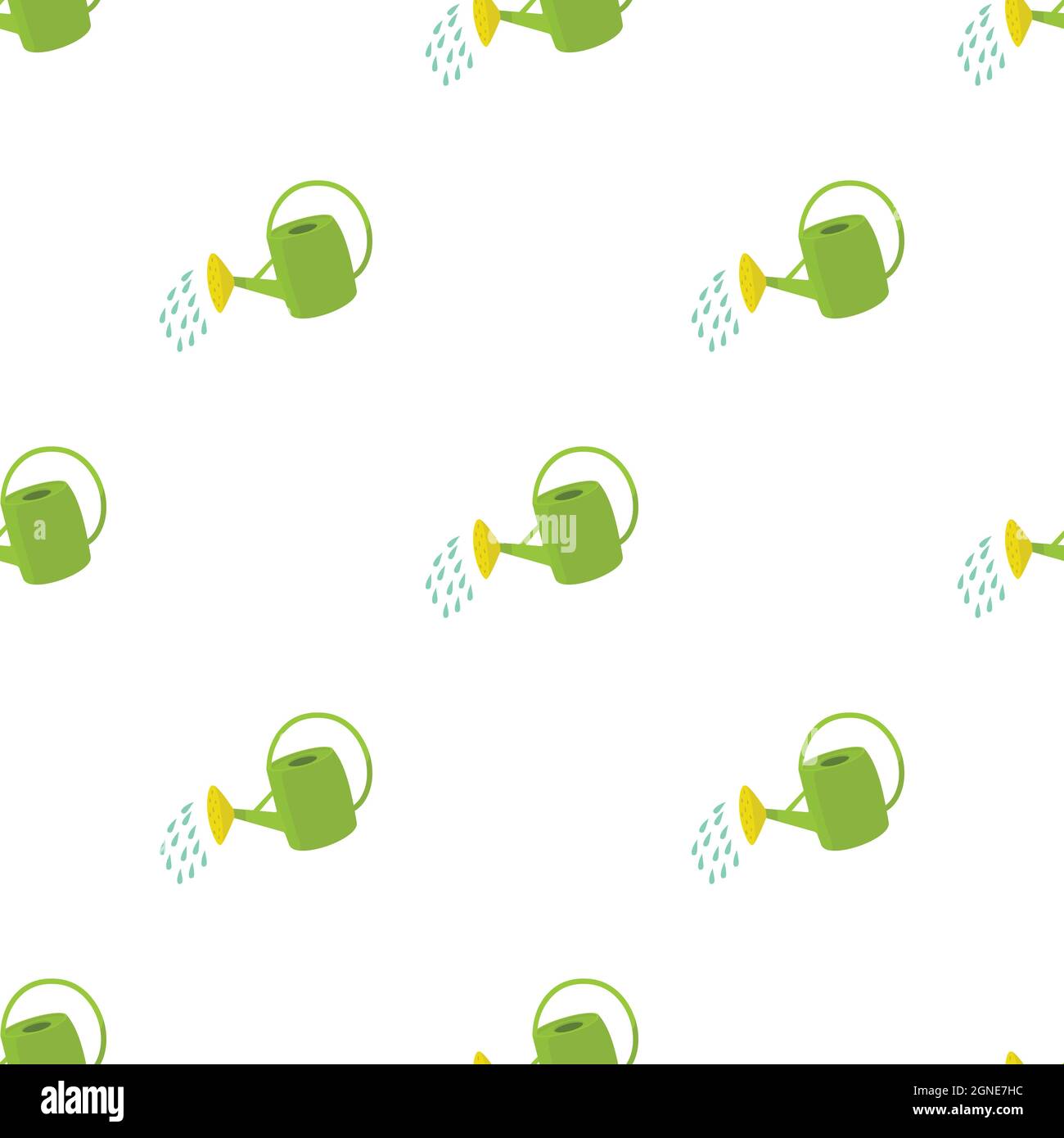 Watering can pattern seamless background texture repeat wallpaper ...
